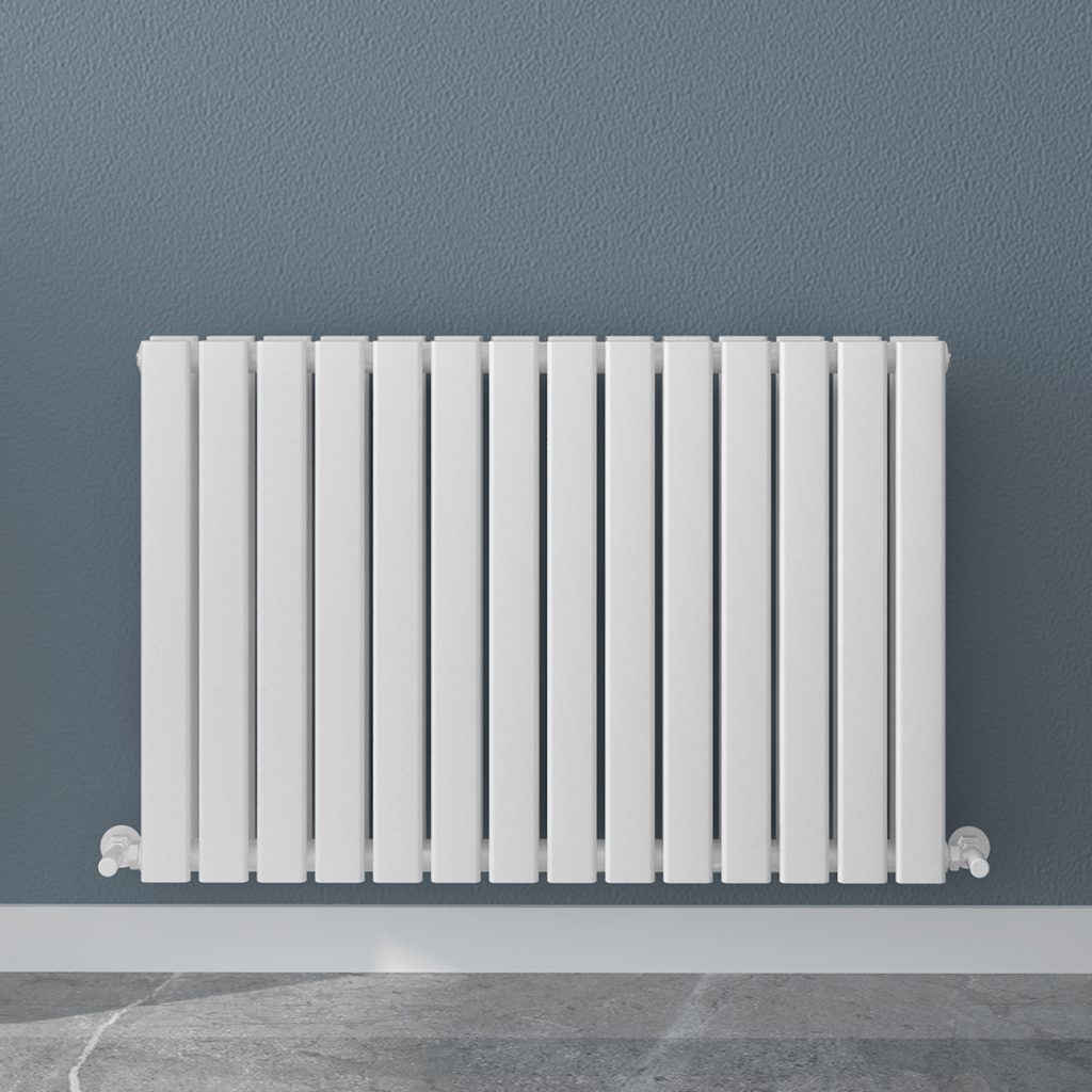 Milan Horizontal Radiator - Various Sizes - White - Chelsea Supplies